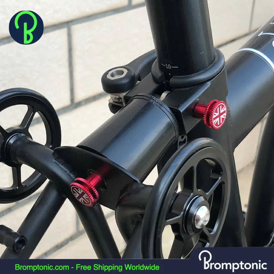 Brompton British Flag Nut Bolt for Seat post Clamp and Suspension Rear - Bromptonic