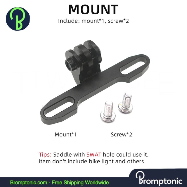 Brompton Rear Light Mount Saddle Bracket