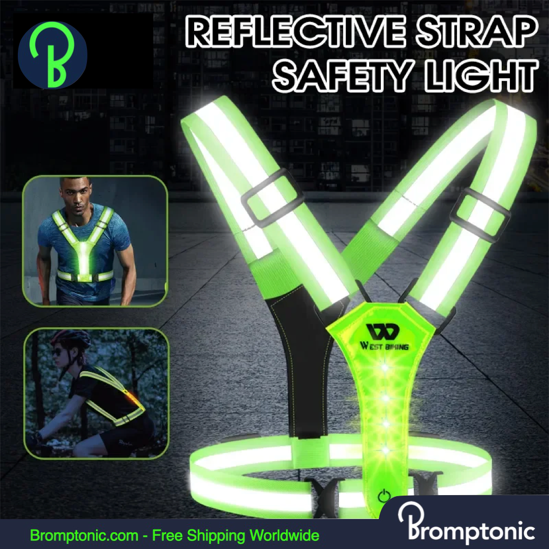 Brompton Light Reflective Strap Vest - Bromptonic