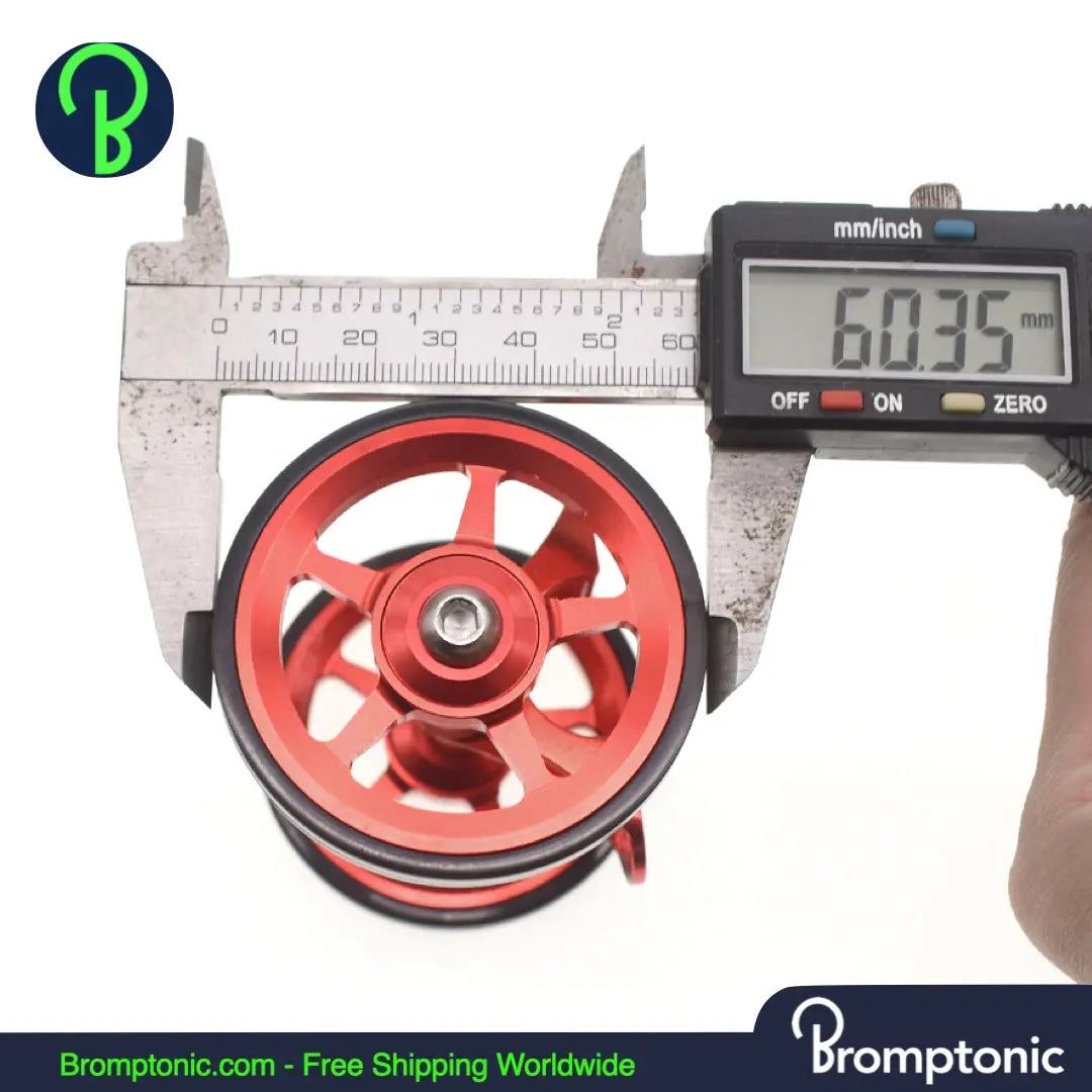 Brompton Easywheel Mudguard Fender Double Wheel Lightweight 77g 60mm ...